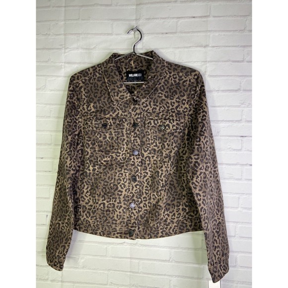 William Rast | Jackets & Coats | William Rast Animal Print Denim Jacket ...